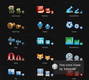 100+ Most Popular Icon packs of 2009