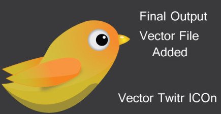 Create Vector Twitter bird in 5 steps
