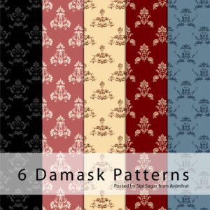 Freebie: Damask Patterns