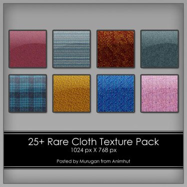 Freebie: 25+ Rare Cloth Texture pack | AnimHuT Creative Design Blog