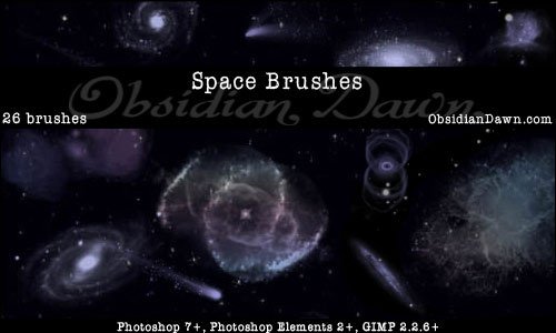 300+ Epic Intergalactic Space Photoshop Brushes