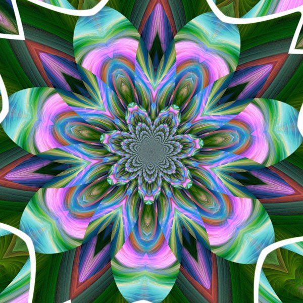 Colorful Kaleidoscope Abstract Design for Inspiration