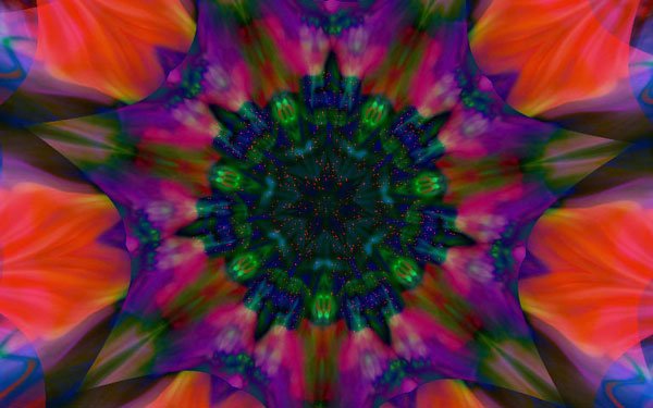 Colorful Kaleidoscope Abstract Design for Inspiration