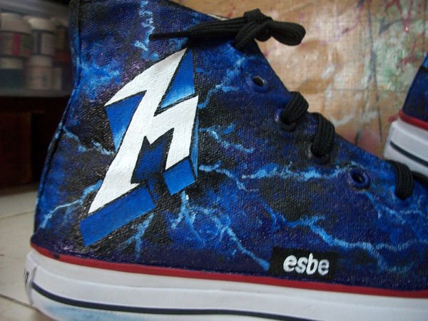 Colorful Painted Desi Canvas Shoes | AnimHuT Creative Design Blog