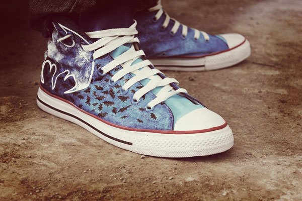 Colorful Painted Desi Canvas Shoes | AnimHuT Creative Design Blog