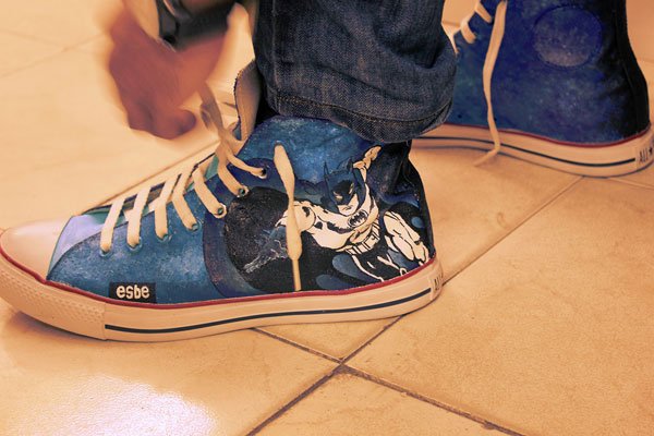Colorful Painted Desi Canvas Shoes | AnimHuT Creative Design Blog