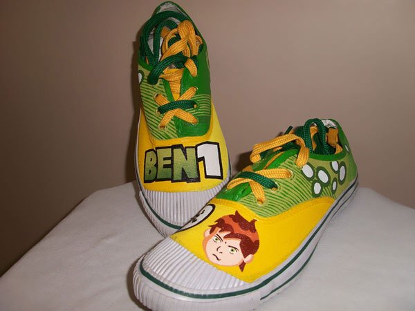 Colorful Painted Desi Canvas Shoes | AnimHuT Creative Design Blog