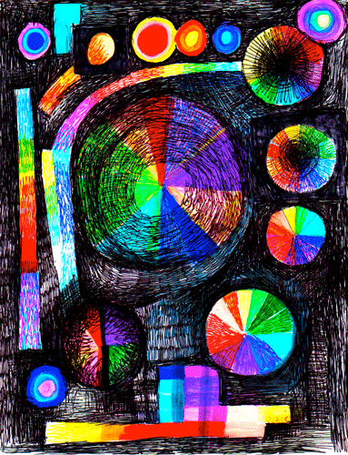 Stereographic 3D Hand Drawings for Inspiration