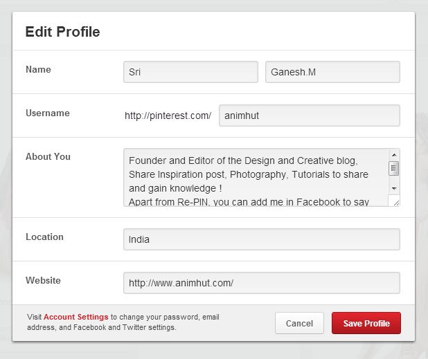 Pinterest Re-designed and New Upgraded Version for 2013