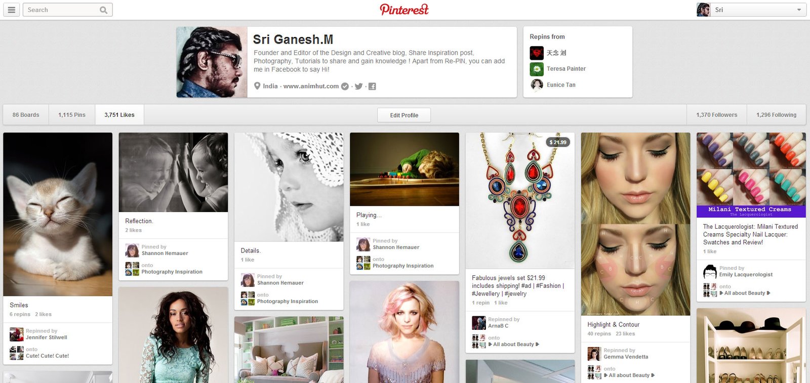 Pinterest Re-designed and New Upgraded Version for 2013