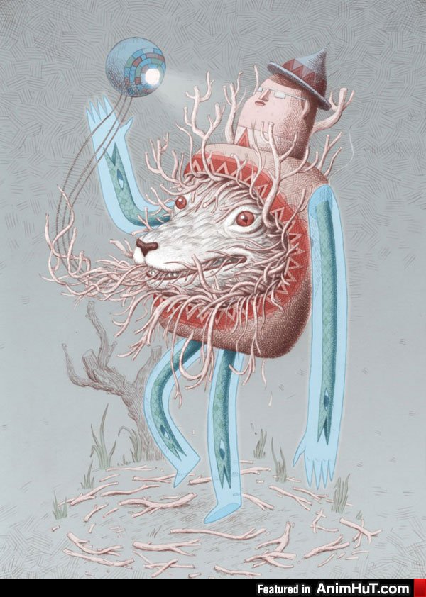 Dream like Odd Character Illustrations