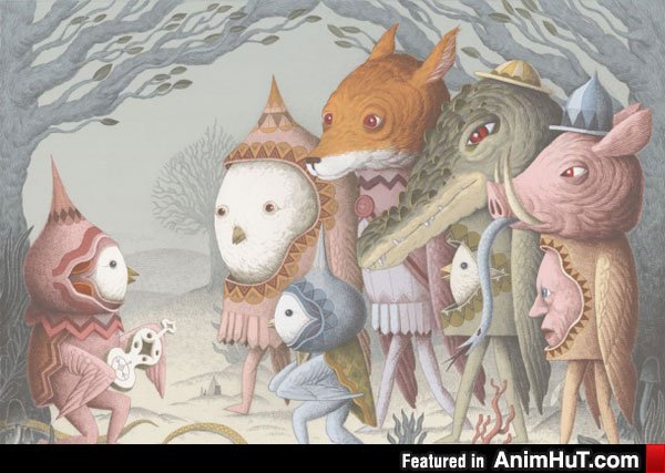 Dream like Odd Character Illustrations