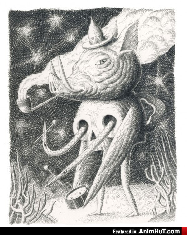 Dream like Odd Character Illustrations