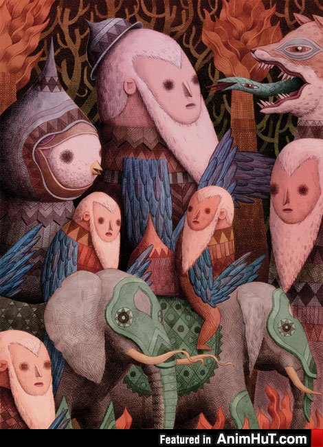 Dream like Odd Character Illustrations