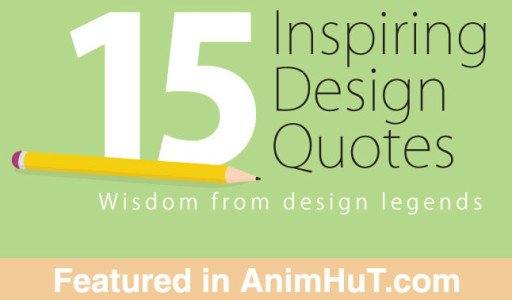 15 Inspirational Quotes by Design Legends [Infographic]