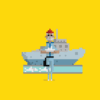 Super Heroes 8-bit Comic Pixel Art [Motion Graphics Gif]